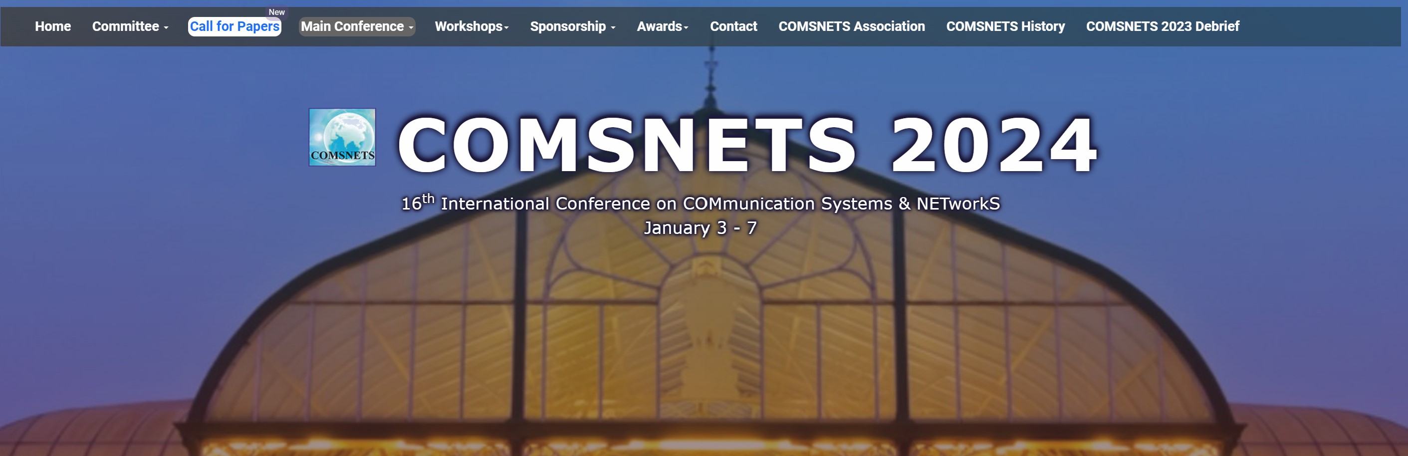COMSNETS 2024 | COMSNETS 2024